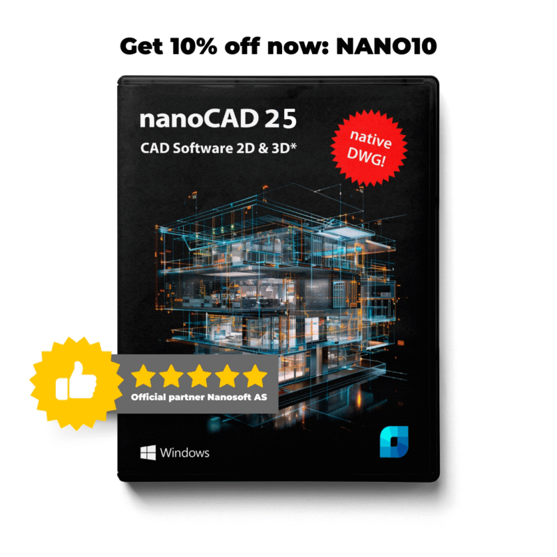 nanoCAD 25 - Design Machine | nanoCAD | Cheap CAD software